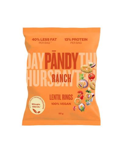 Kjøp Pandy Lentil Rings Ranch 50g (BF: 2024-06-01) hos Coopers Candy ...