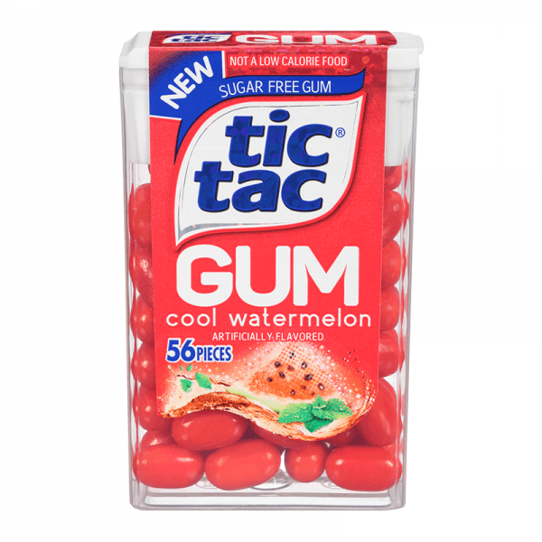 Kjøp Tic Tac Gum Cool Watermelon hos Coopers Candy - Godteri på nettet