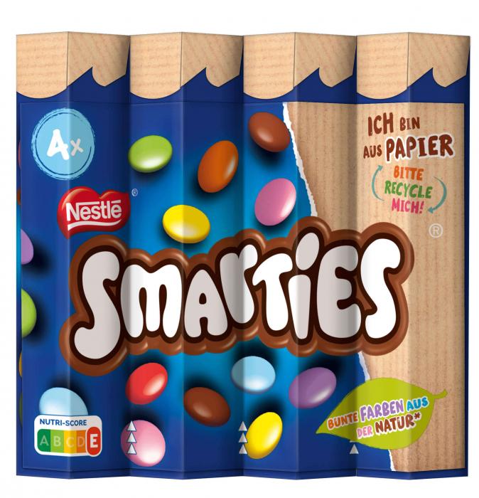 Kjøp Smarties 4-Pack 136g hos Coopers Candy - Godteri på nett