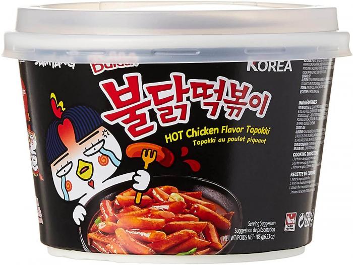 Samyang Buldak Hot Chicken Flavour Topokki 185g - Kjøp på nett