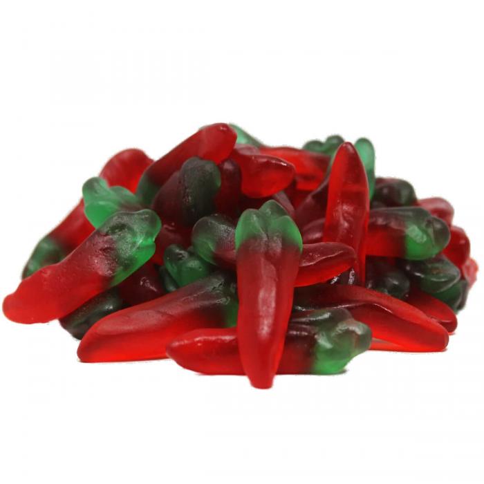 Kjøp DP Mini Jelly Chili Peppers 1kg hos Coopers Candy - Godteri på nett