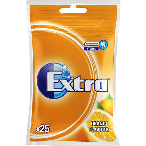 Kjøp Wrigleys Extra Tuggummi Orange 35g hos Coopers Candy - Godteri på nett